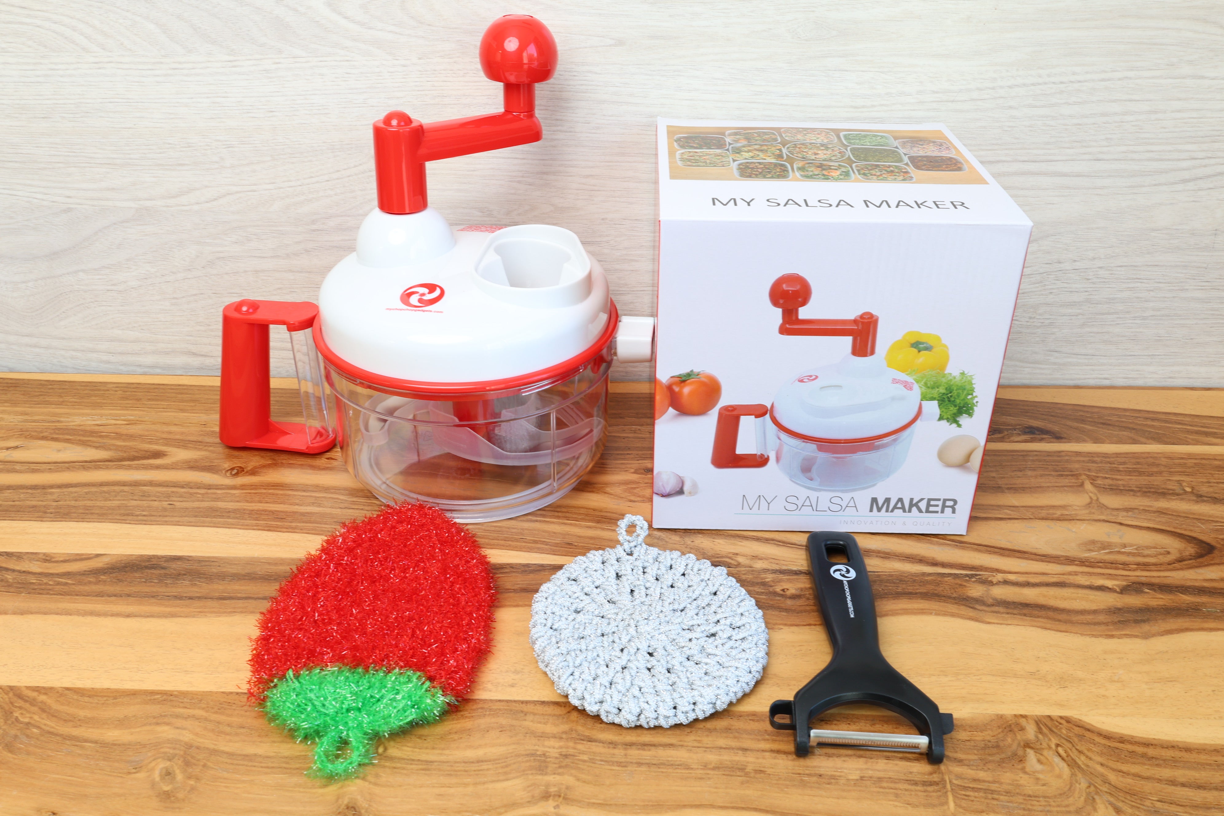 My Salsa Maker Bundle (4 Items ) – mychopchopgadgets.com